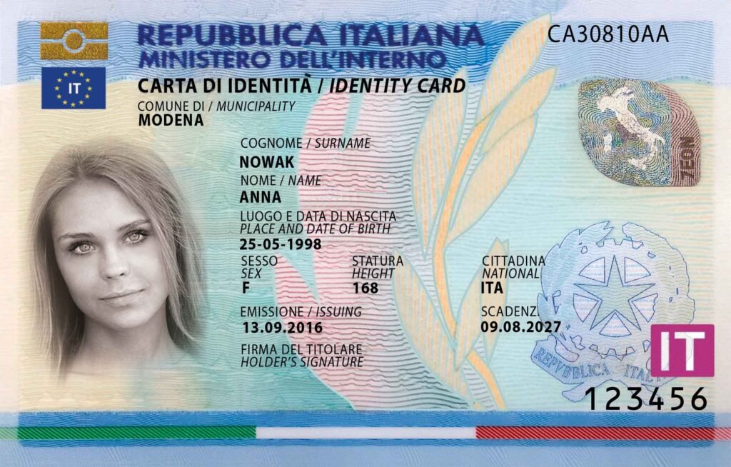 BUY ITALIAN ID CARD - Docs Made Fast